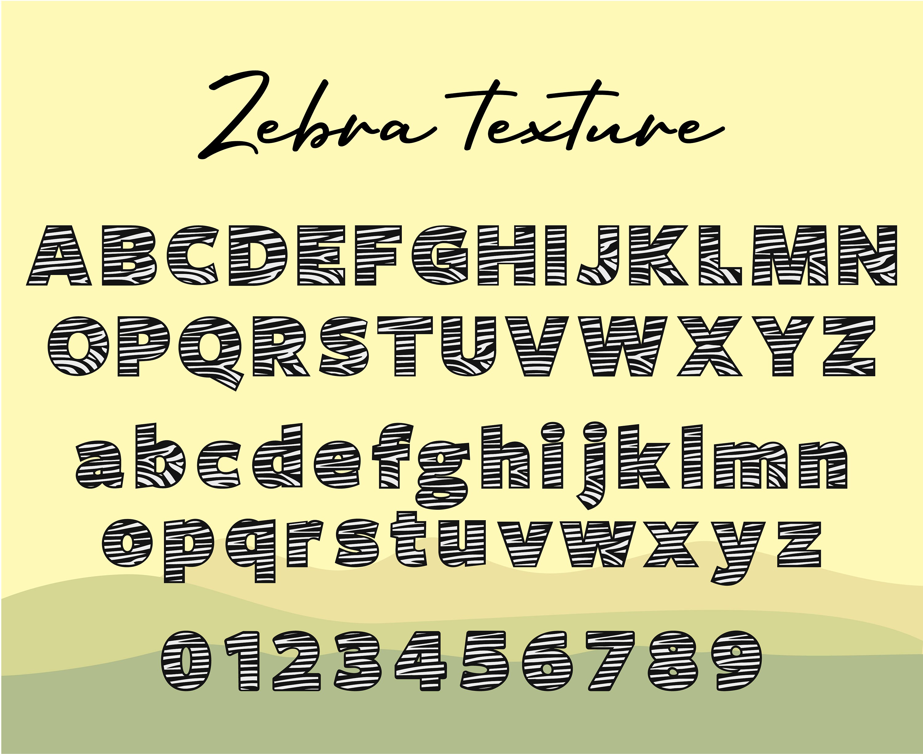 Animal Fonts Bundle SVG PNG Files Leopard Font Cow Font Tiger - Etsy