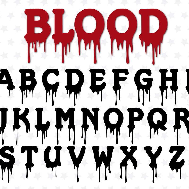 Slime Drip Letters - Etsy