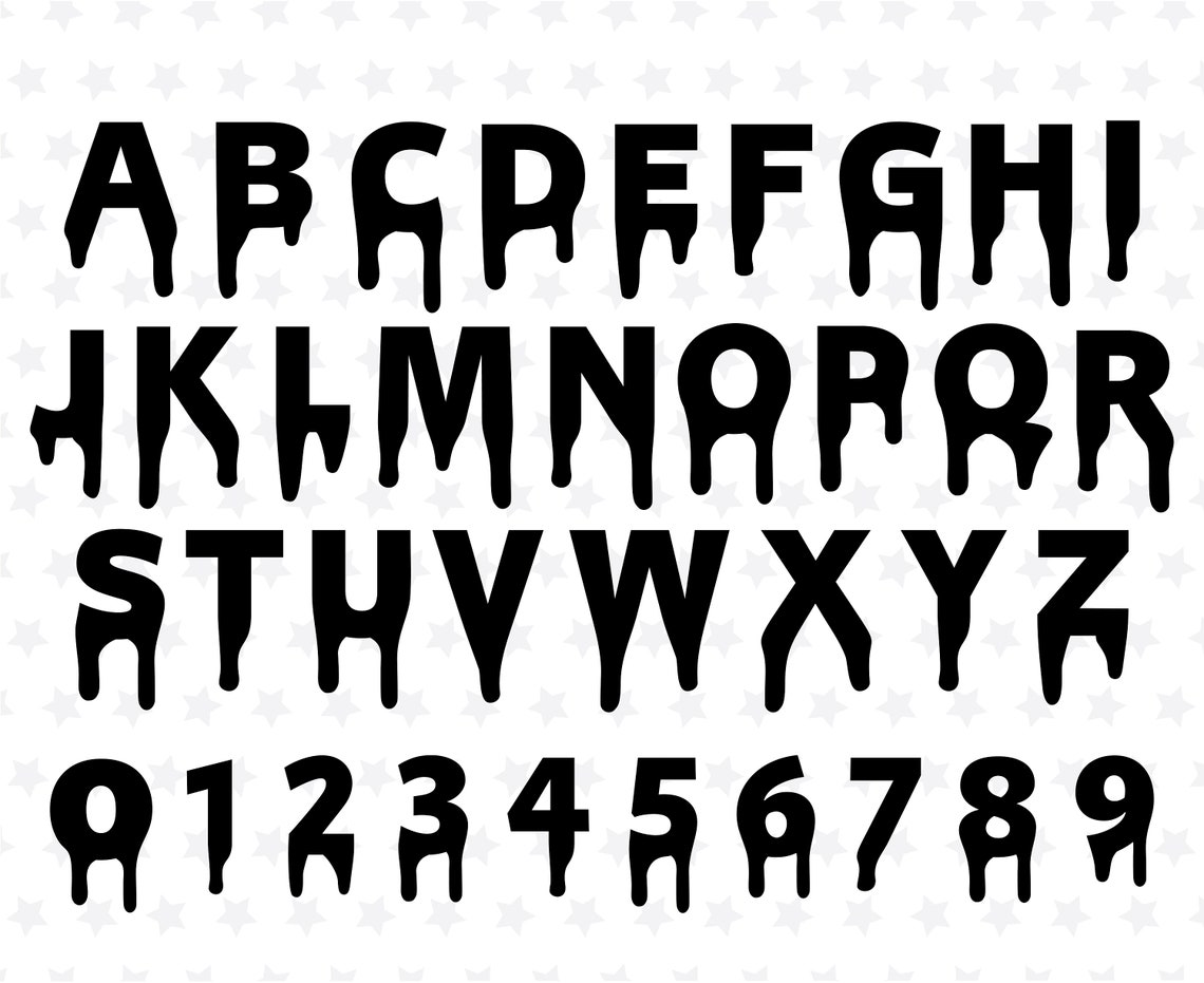 Bundle Drip Fonts Slime Font Blood Dripping Font Dripping Letter Font ...