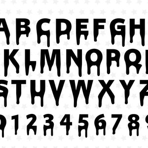 Bundle Drip Fonts Slime Font Blood Dripping Font Dripping Letter Font ...