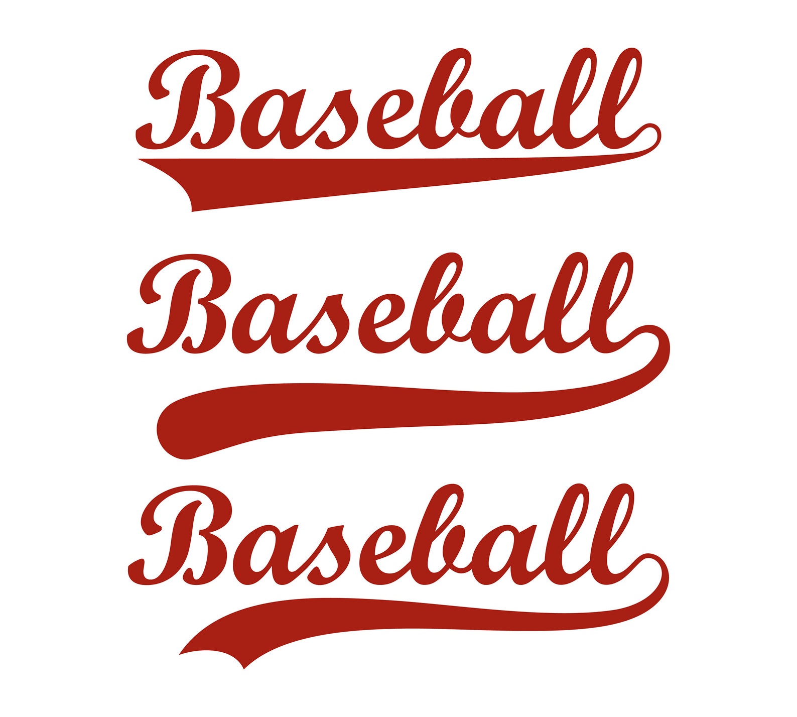 Baseball Font With Tail Baseball Font TTF SVG PNG and Text - Etsy