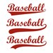 Baseball Font With Tail Baseball Font TTF SVG PNG and Text Tails ...