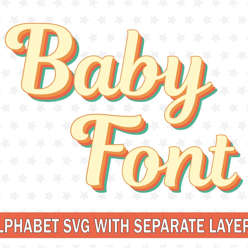 Layered Fonts Svg - Etsy