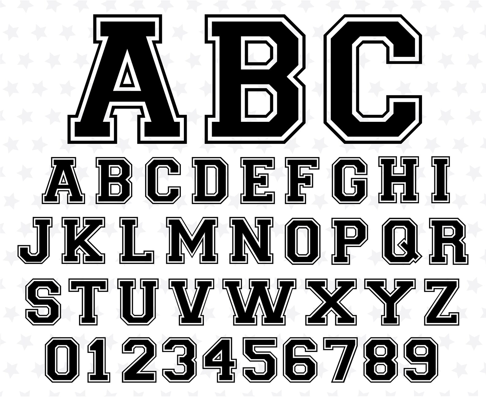 Varsity Font Varsity Letters Font Varsity Script Font College | Etsy