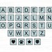 Scrabble Font Tiles Font Scrabble Letters With Border Scrabble Font SVG ...