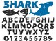 Shark Font TTF SVG Files Shark Bite Font Kids Font Baby Shark - Etsy Canada