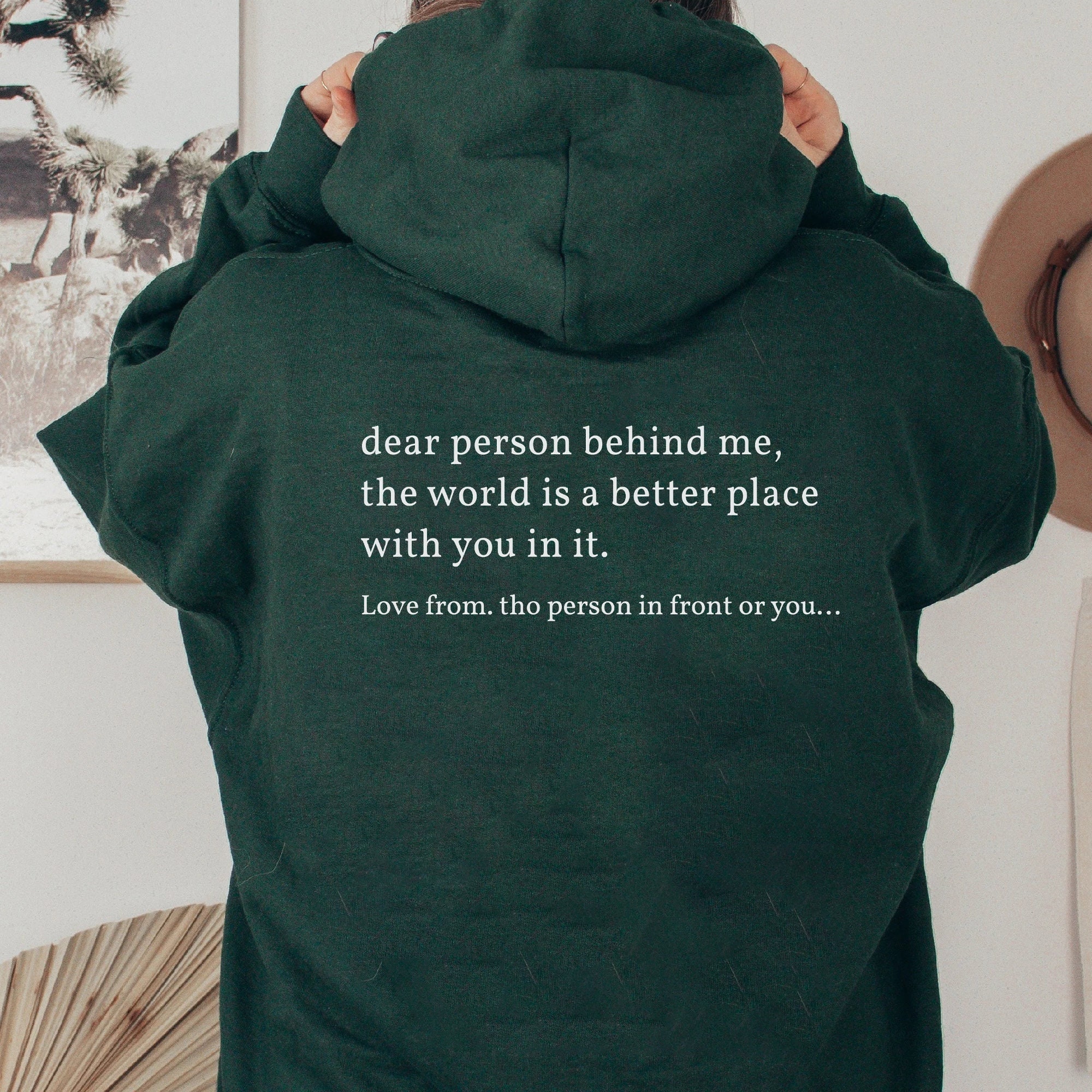 Dear Person Behind Me Hoodie, Aesthetic Hoodie, Person Behind Me Shirt ...