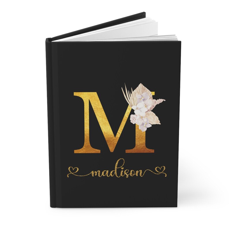 Personalized Floral Notebook Custom Journal With Floral - Etsy