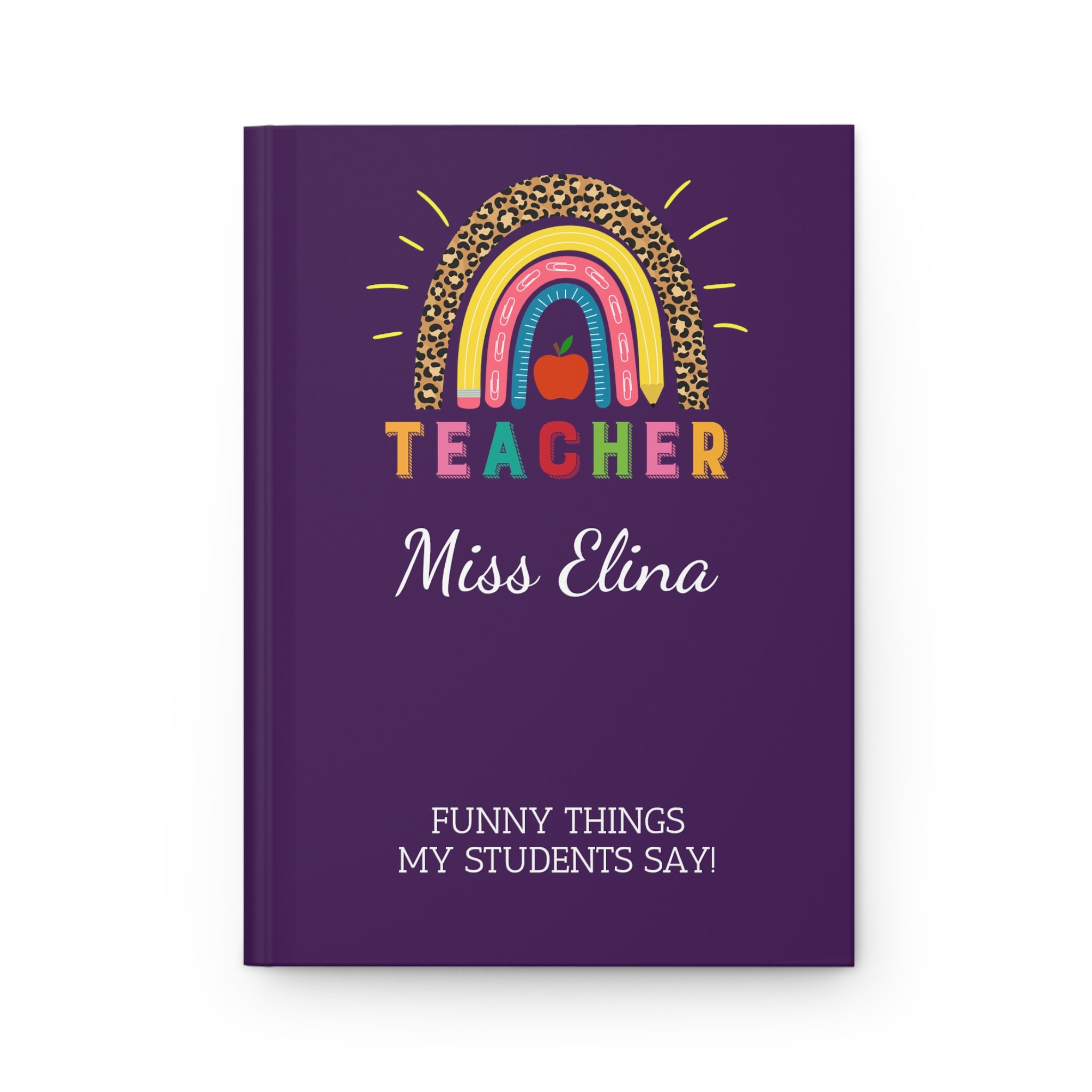 Teacher Memory Journal,teacher Keepsake Journal,thank You Gift for ...