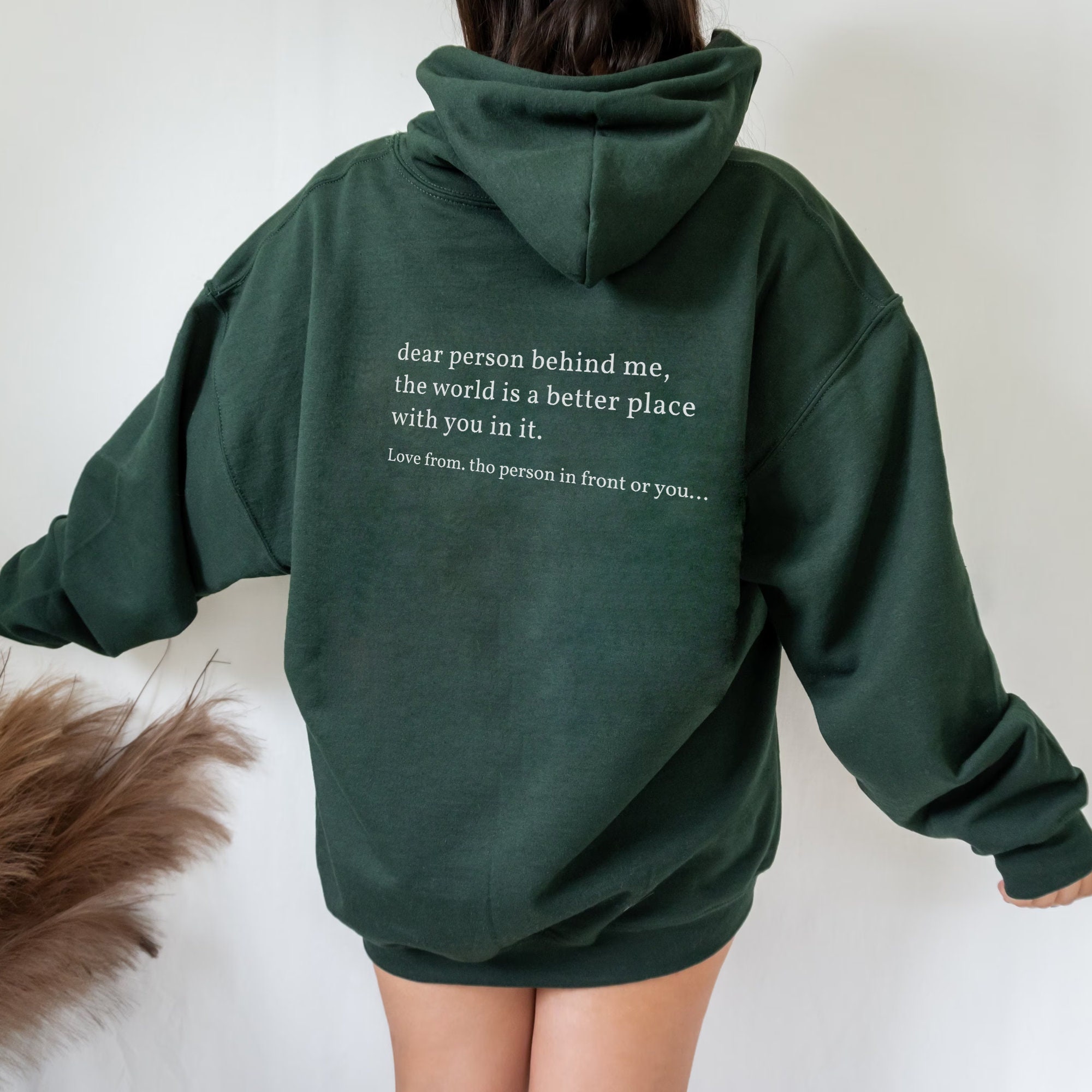Dear Person Behind Me Hoodie, Aesthetic Hoodie, Person Behind Me Shirt ...