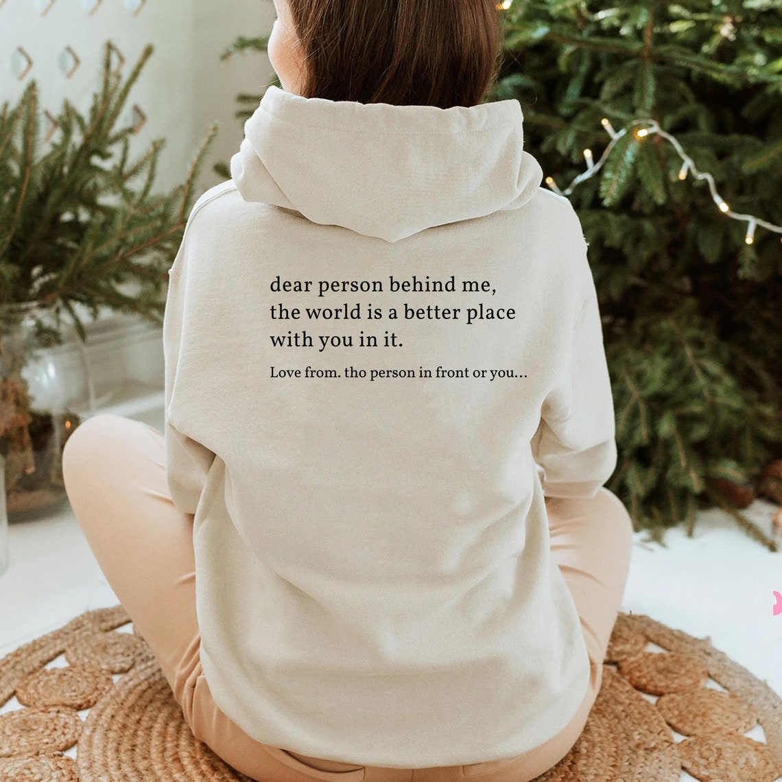 Dear Person Behind Me Hoodie, Aesthetic Hoodie, Person Behind Me Shirt ...