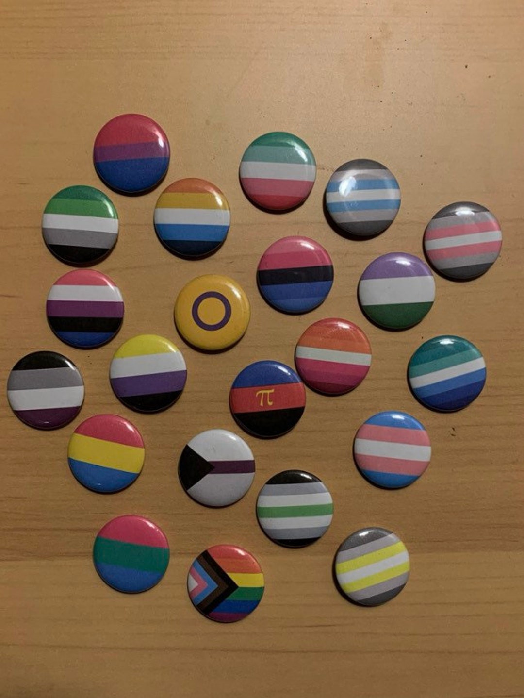 Pride Pins 1" (customizable) - Etsy