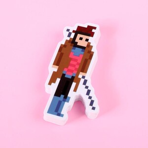 X-men Gambit Pixel Art Sticker - Etsy