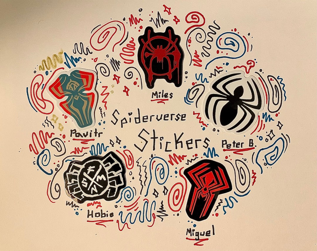 Spiderverse Stickers - Etsy