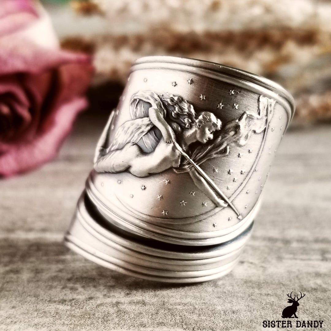 Vintage Eros Ring, Rare Eros God Ring, Handmade Lore Olympus Greek Ring ...