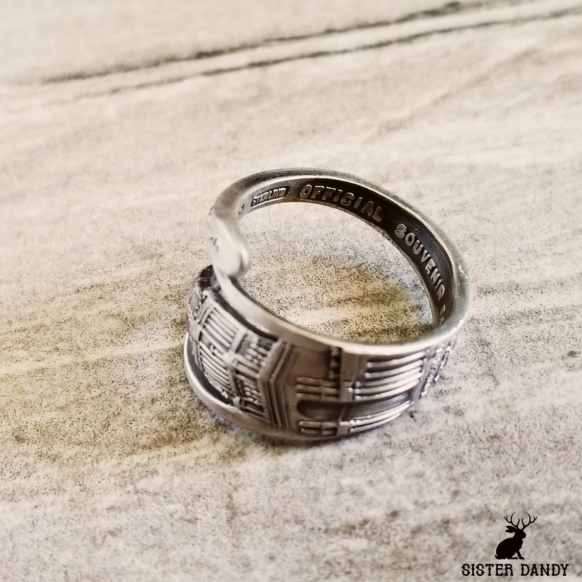 Sterling San Francisco Ring, San Fran Ring, Sterling Ring, Vintage Ring ...