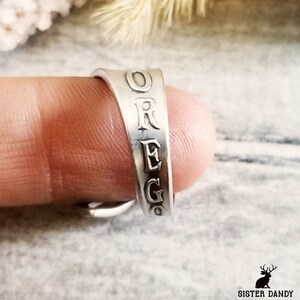 Handmade Native American Ring, Sterling Indigenous Ring, Sterling Native American Oregon Ring ...