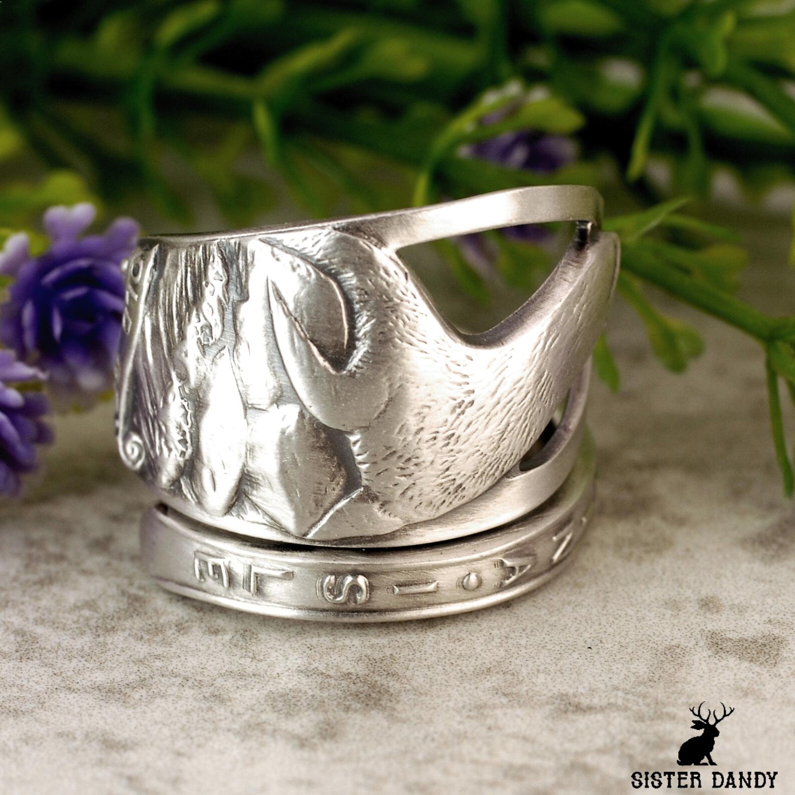 Sterling Silver Sea Lion Ring, Silver Seal Ring, Antique Old Ben Ring ...