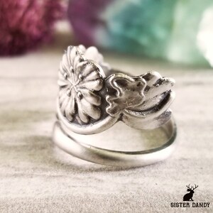 Handmade Carnation Ring, Sterling Silver Bloom Ring, Spring Flower Ring ...