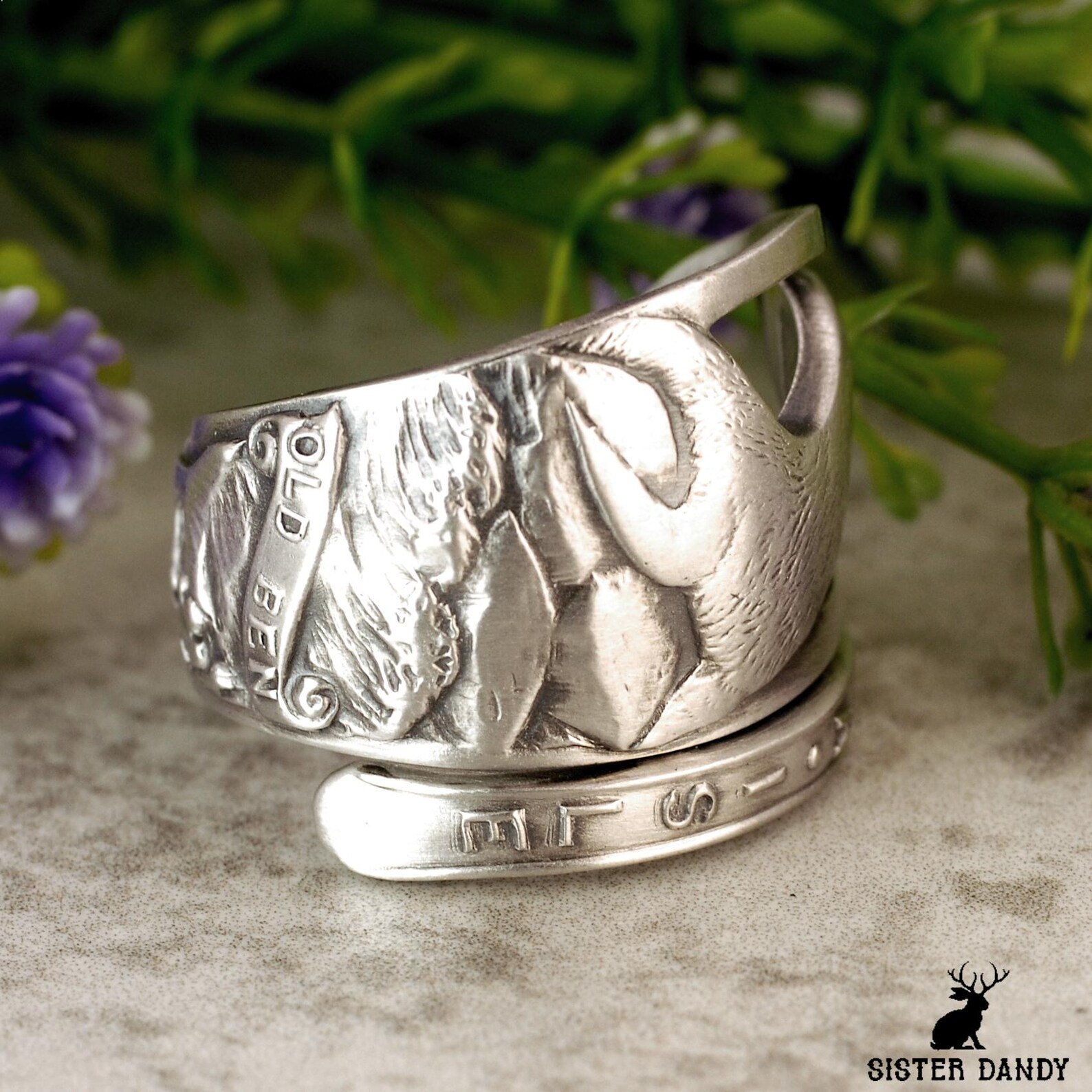 Sterling Silver Sea Lion Ring, Silver Seal Ring, Antique Old Ben Ring ...