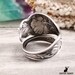 Art Nouveau Floral Poppy Sterling Ring, Poppies Wildflower Vintage ...