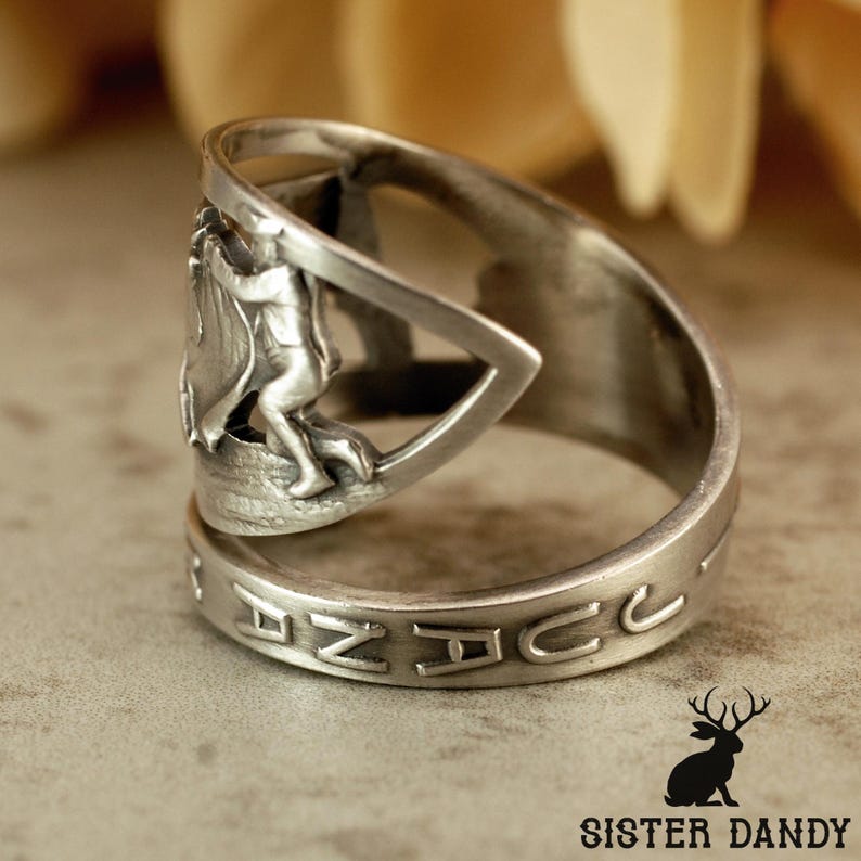 Artistic Mexico Matador Ring, Sterling Silver Bull Fighter Ring ...