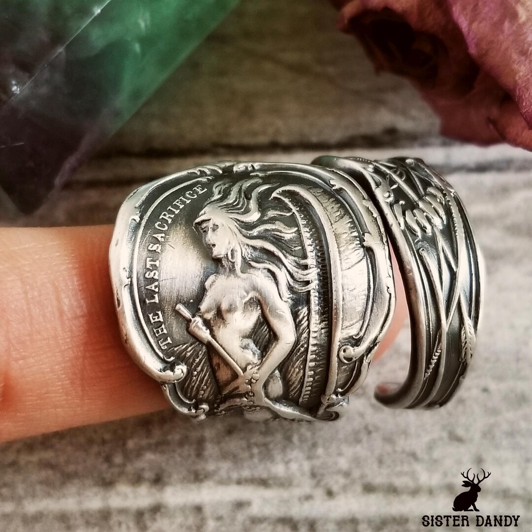 Maiden of Niagra Falls Ring, Native American Legend Ring, Last ...