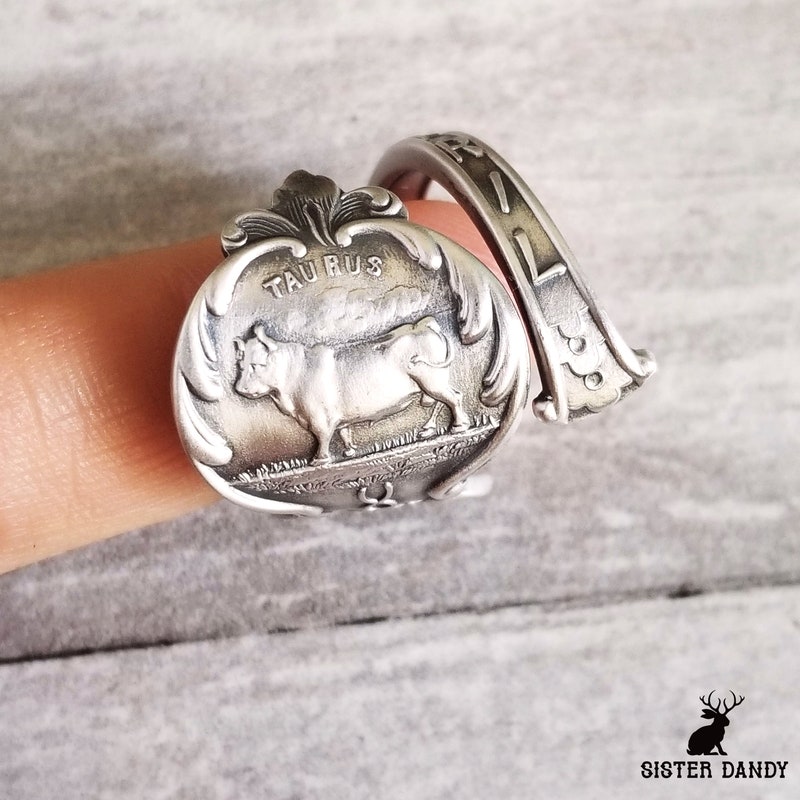Jewelry Taurus Ring - Etsy