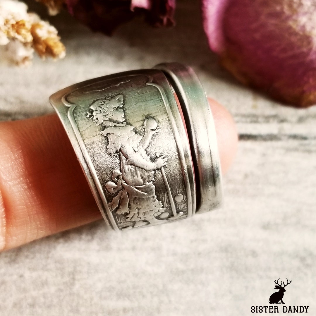 Sterling Play Ring, Girl Playing Croquet Game Ring, Sterling Silver ...