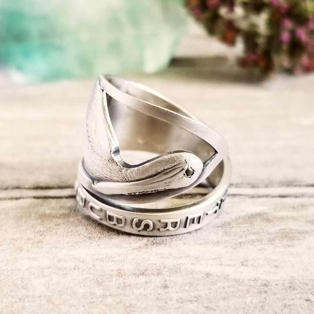 Sterling Pelican Ring, Sterling Bird Ring, Pelican Bird Ring, Florida ...