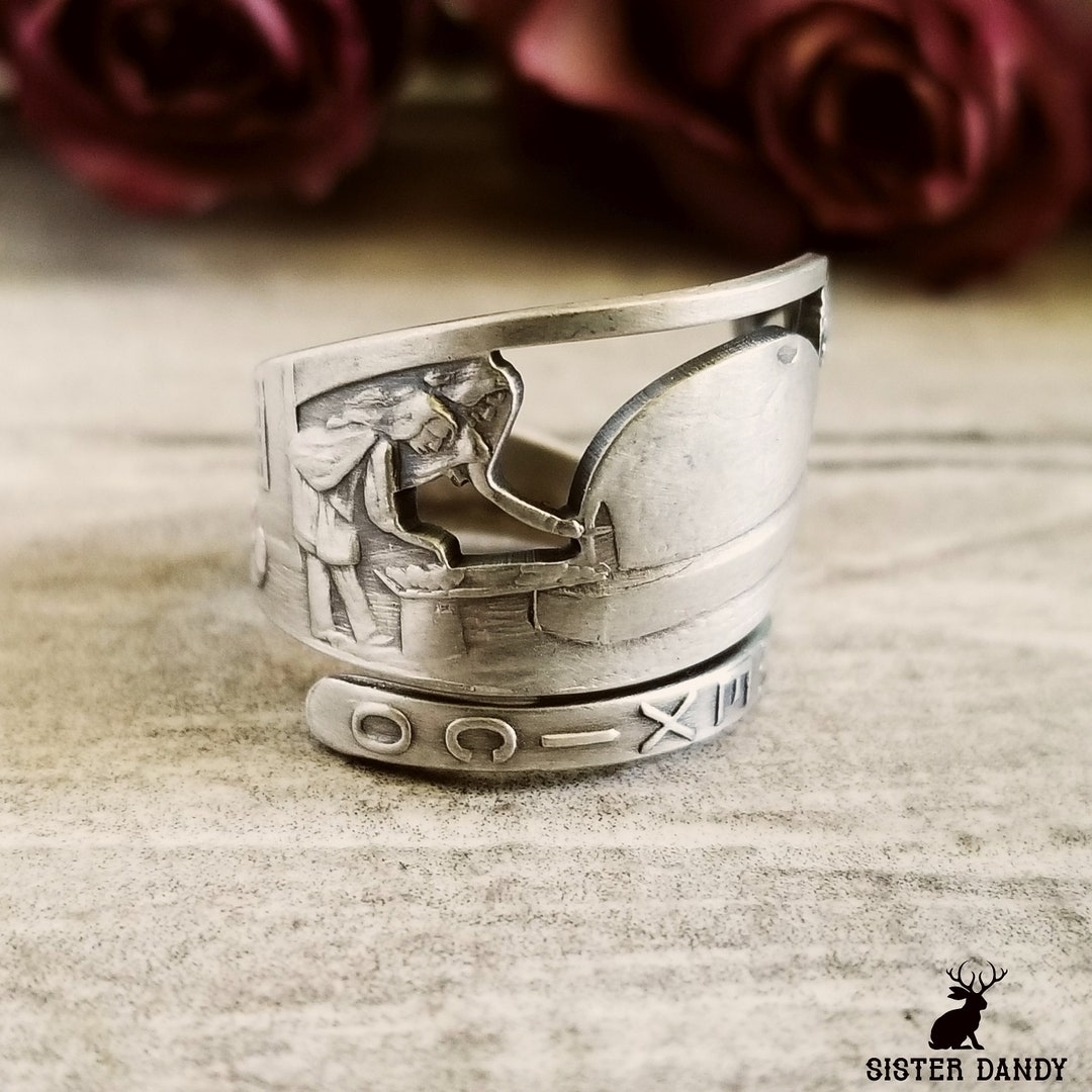 Native American Bread Ring, Indigenous Baker Ring, Sterling Baking Ring ...