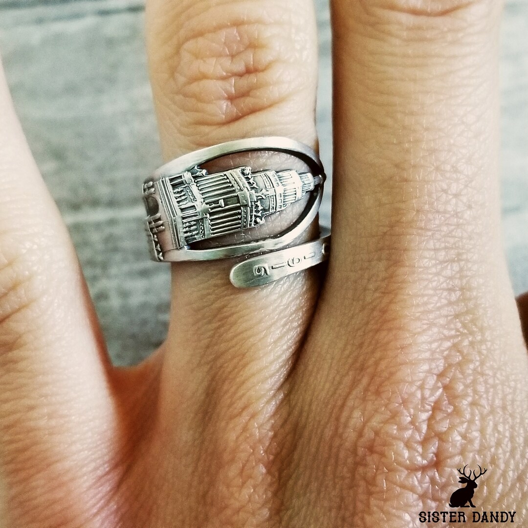 Sterling San Francisco Ring, San Fran Ring, Sterling Ring, Vintage Ring ...