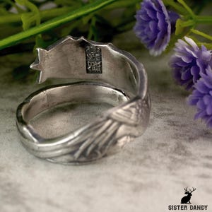 Sterling Dainty Elegant Bird Ring, Antique Wildlife Avian Ring, Vintage ...