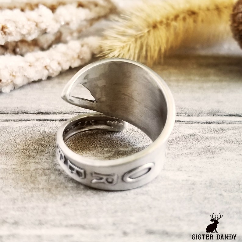 Native American Wrap Ring, Sterling Indigenous Ring, Sterling First ...