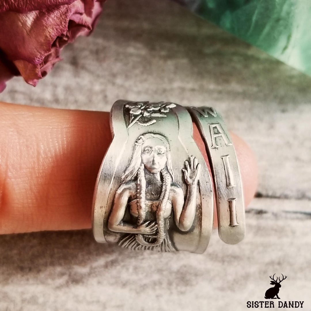 Sterling Hula Dancer Ring, Sterling Silver Hawaii Ring, Vintage ...