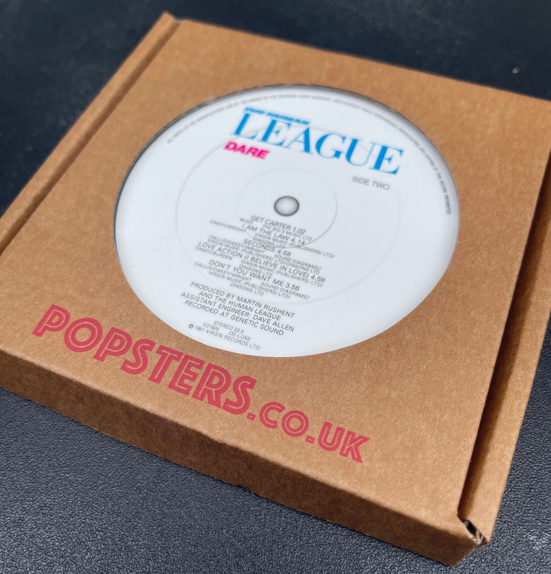 1980s Record Label Coasters Human League, Duran Duran, Soft Cell ...