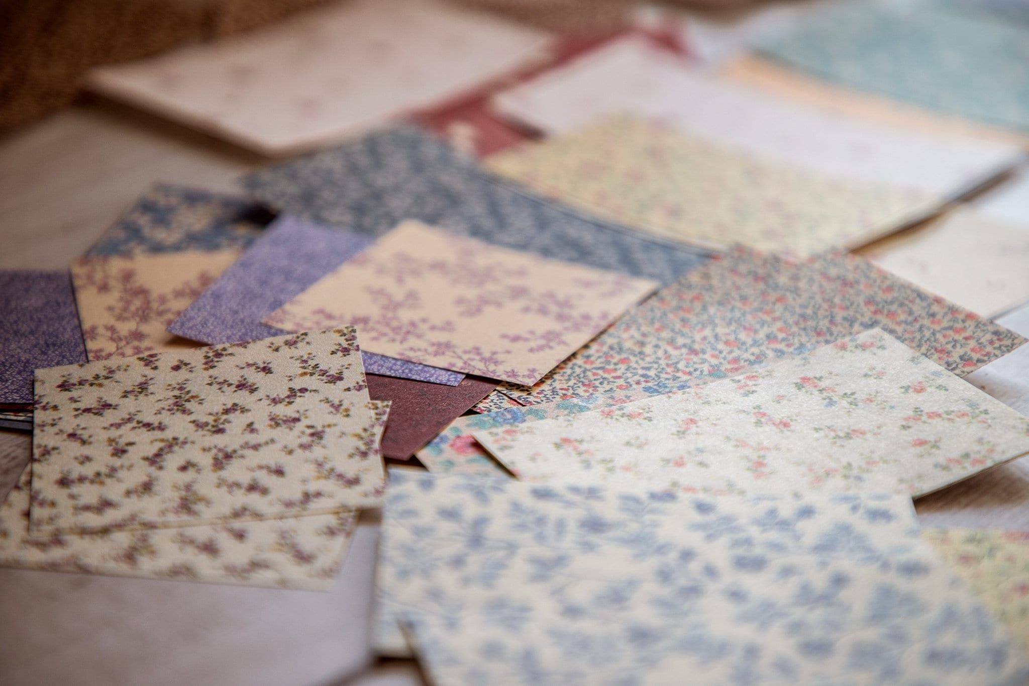 Cottage Garden Floral Pattern Paper - Etsy