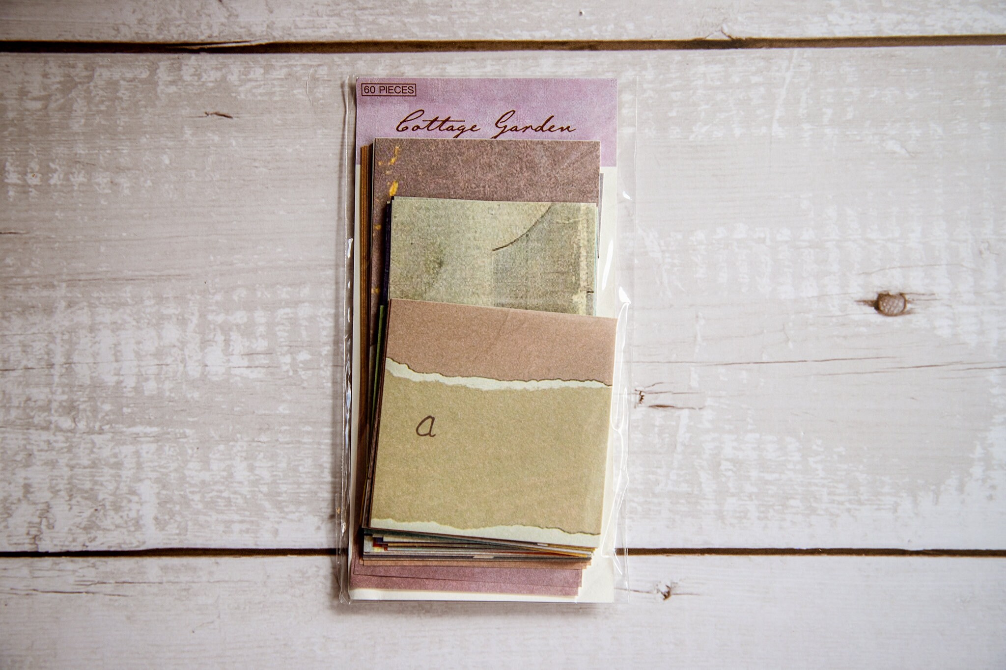 Cottage Garden Torn Edges Paper Pattern - Etsy