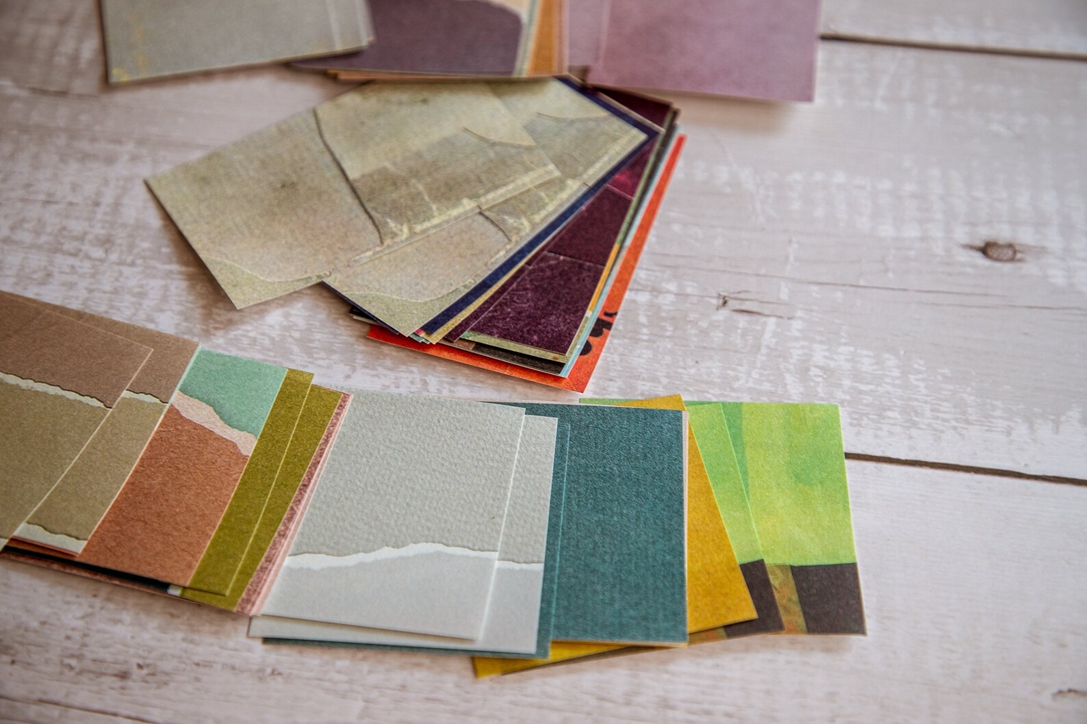 Cottage Garden Torn Edges Paper Pattern - Etsy