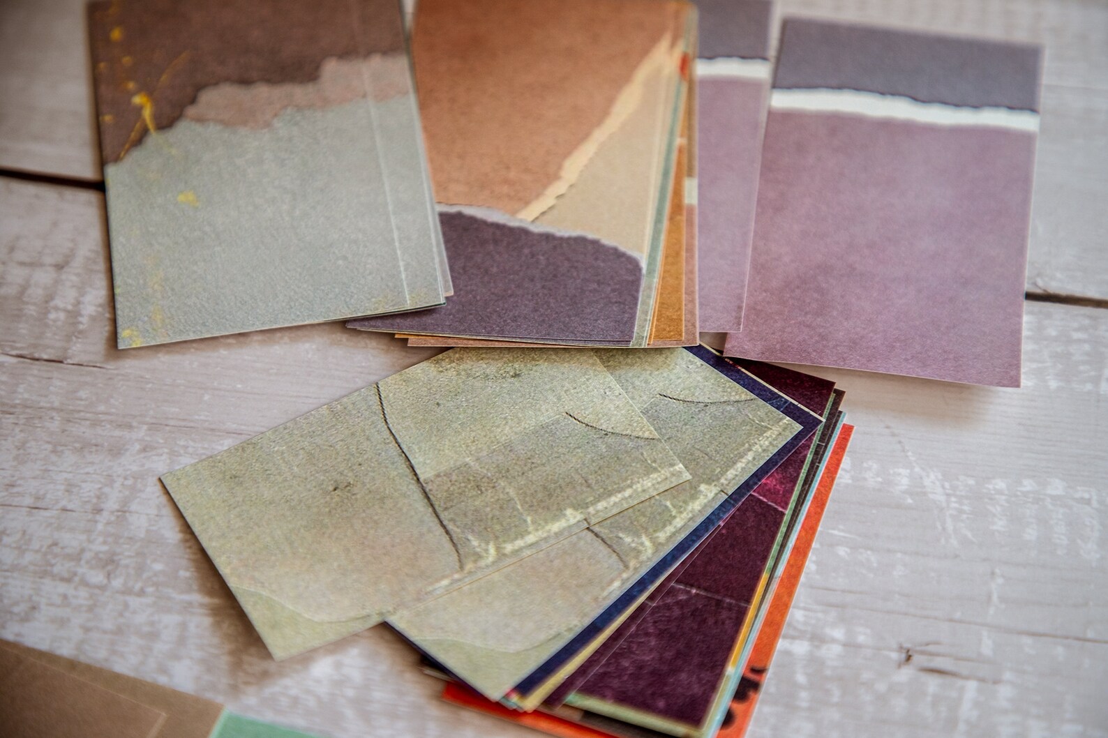 Cottage Garden Torn Edges Paper Pattern - Etsy