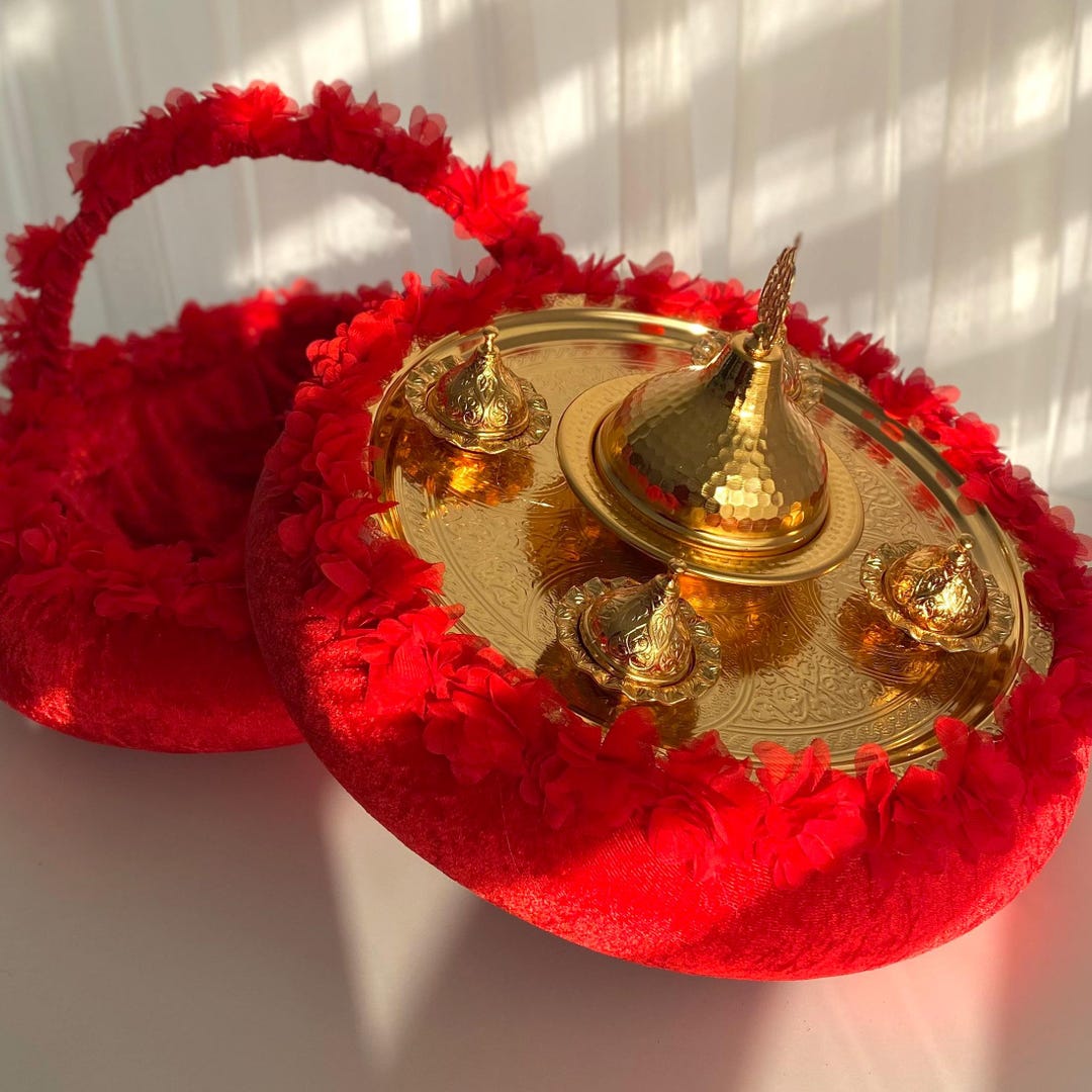 Henna Tray and Basket, Henna Night Basket for Bridesmaids and Brides ...
