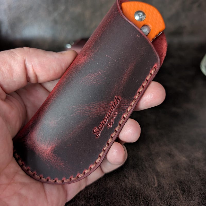 Leather Knife Pouch - Etsy