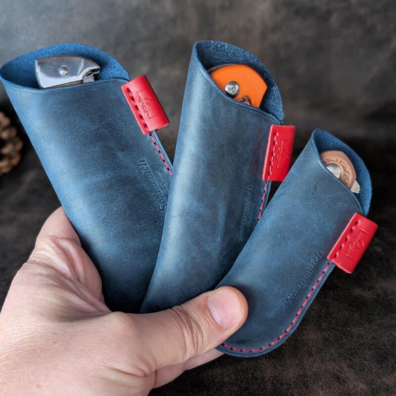 Leather Knife Pouch - Etsy