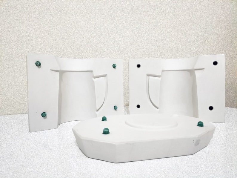Plaster Slip Casting Mold for Creamer, Milk Jug, Coffee + Tea Pitcher ...