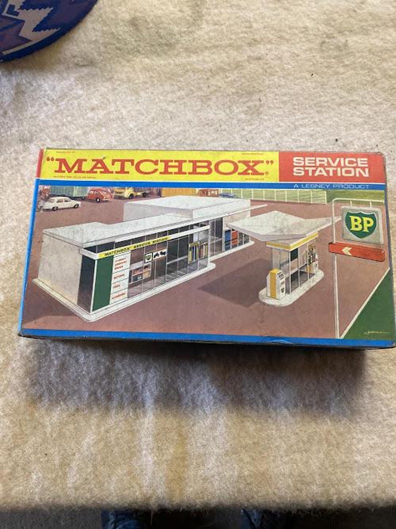 Matchbox Service Station MG-1 Vintage 1960s, in Original Box. - Etsy UK