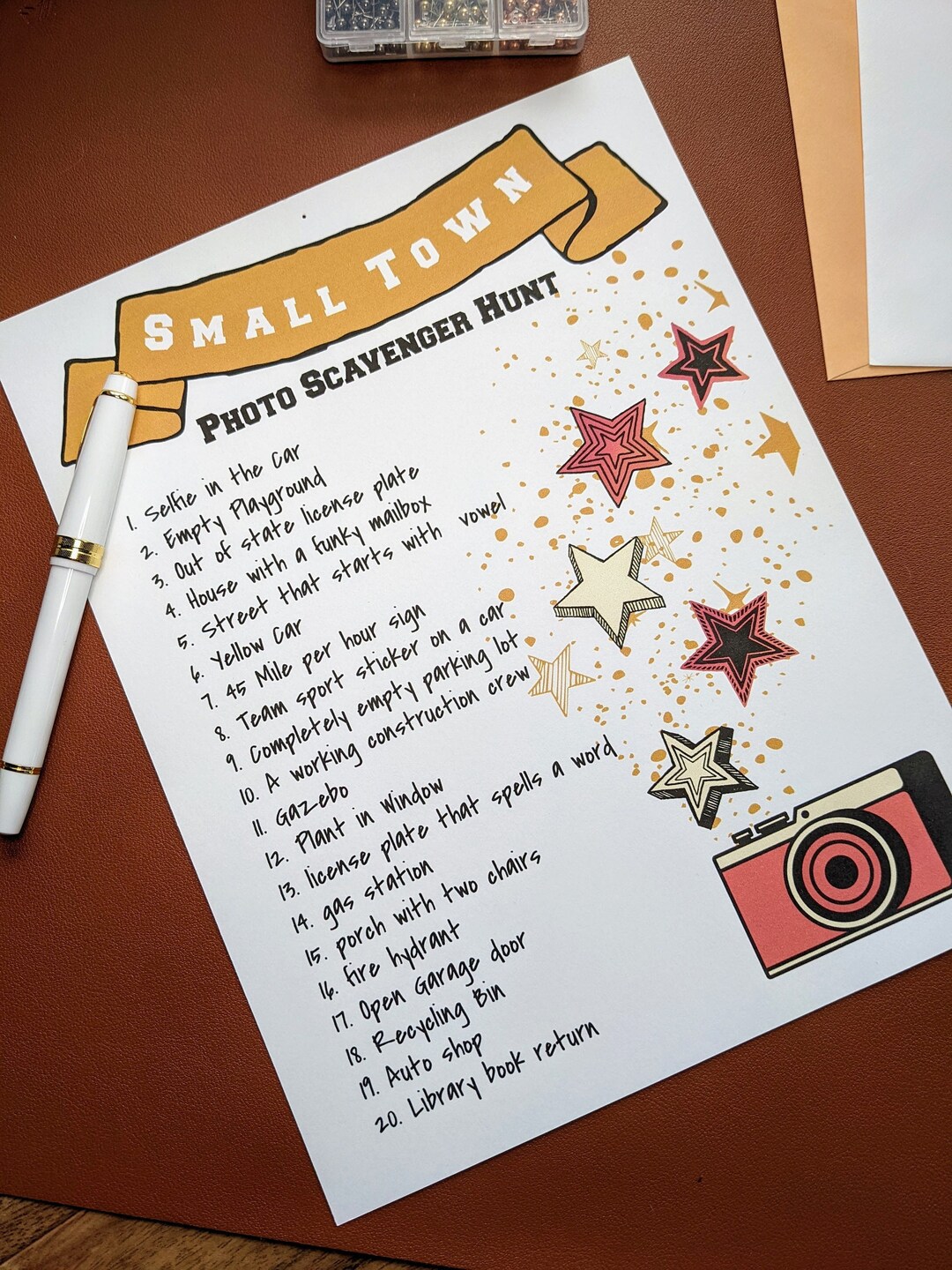 Small Town Photo Scavenger Hunt - Etsy