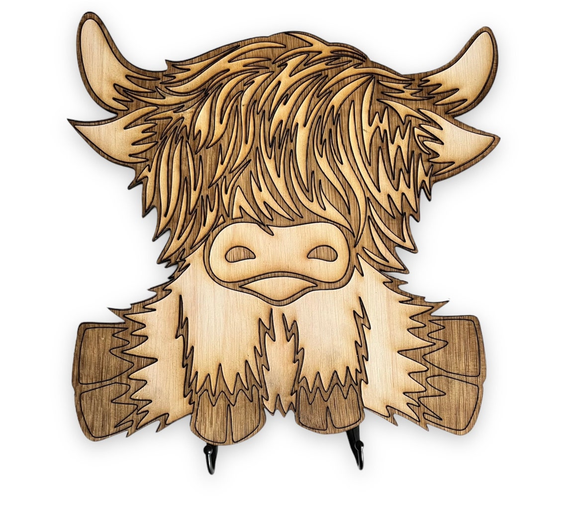Baby Highland Cow Hook - Etsy