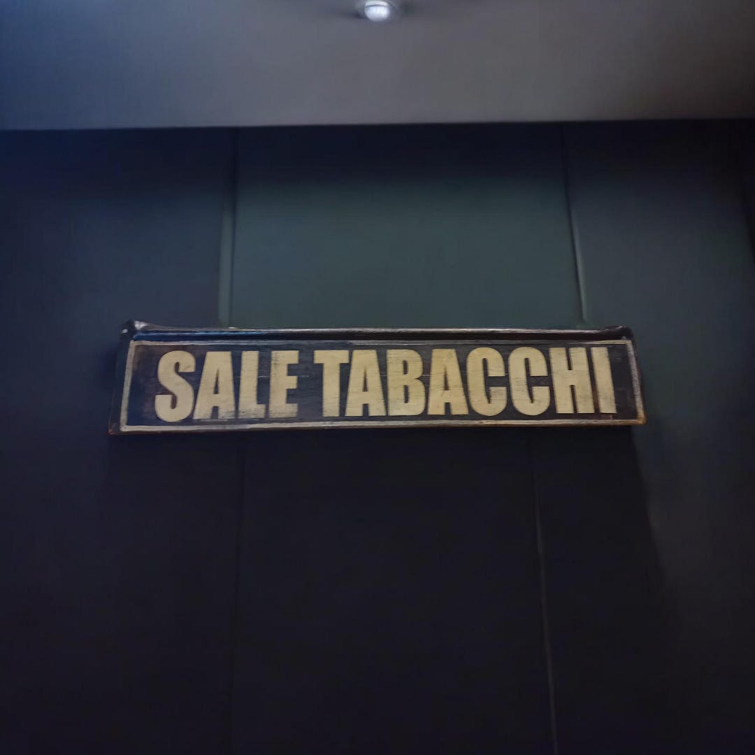 Sale Tabacchi Metal Sign - Etsy