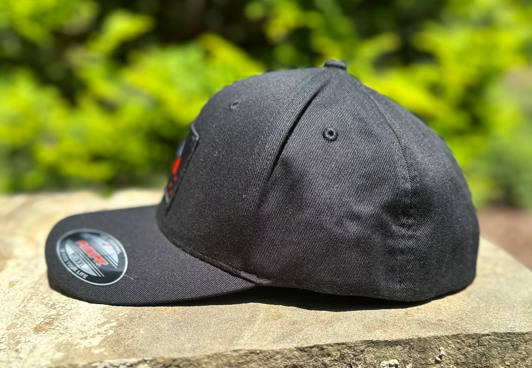 XXL Black Flexfit Blackbeard Pirate Flag Patch Hat by Concord & Lex - Etsy