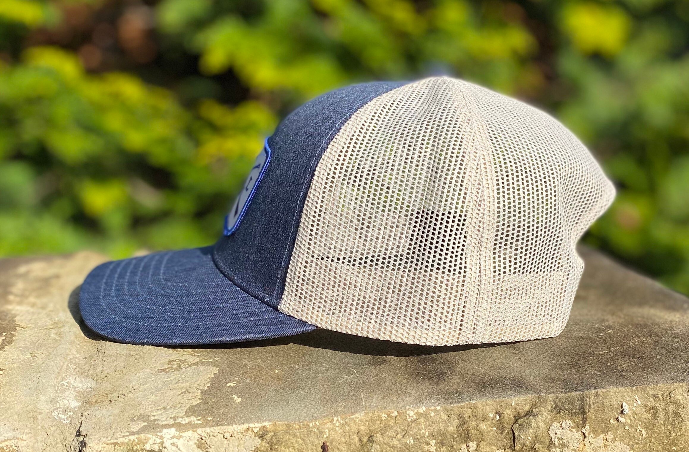 Concord & Lex Logo Patch and Blue Heathered Snapback Trucker Hat - Etsy
